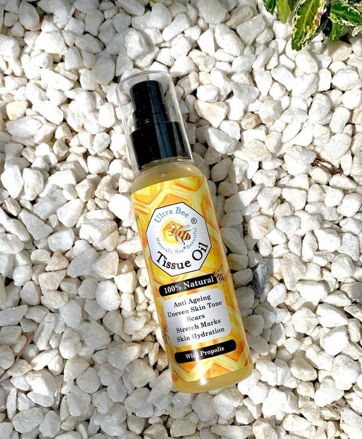 100% Natural Tissue Oil Rosehip, Rose Geranium, Neroli 100ml - Ultrabee